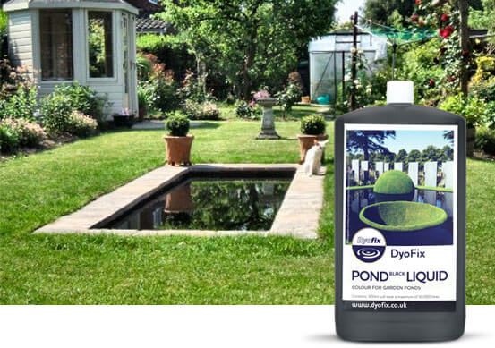 Black pond dye: Pond Black creates a stunning reflection on garden ponds